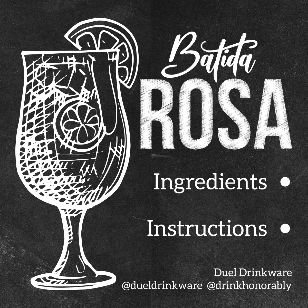 BATIDA ROSA – Your Guide To Drinking Honorably